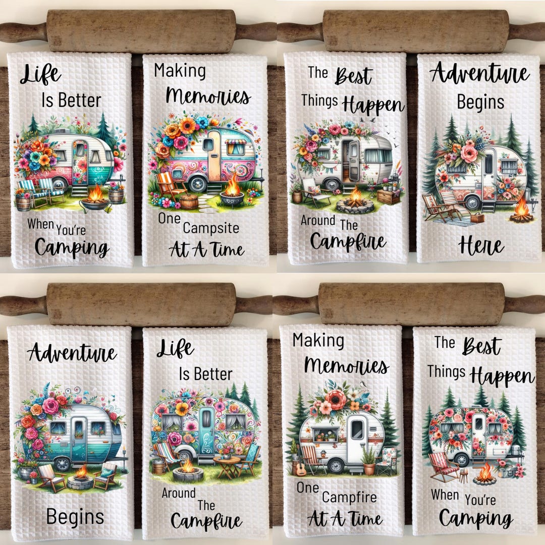 Travel Trailer Camping Sayings Sublimation PNG Bundle-kitchen Camper ...