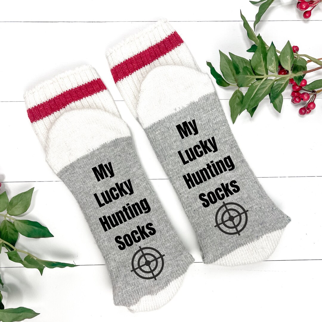 Lucky Hunting Socks-personalized Funny Gift for Dad - Etsy