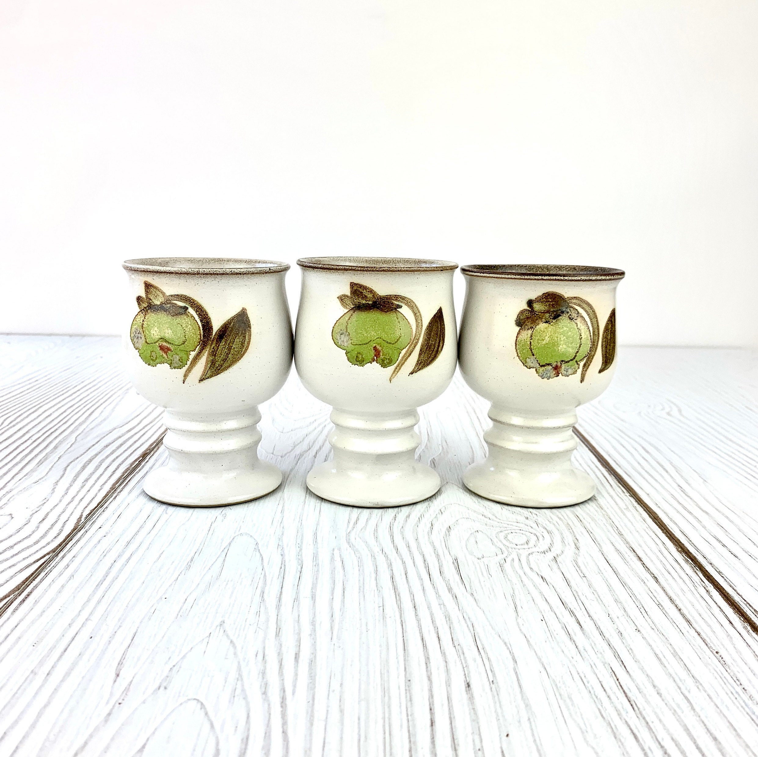 A Set of 7 Denby Stoneware Goblets / Organic Decor / Boho Chic - Etsy