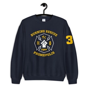 PROMARE Inspired Burning Rescue FDPP Logo Hoodie/sweatshirt - Etsy