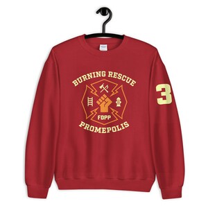 PROMARE Inspired Burning Rescue FDPP Logo Hoodie/sweatshirt - Etsy