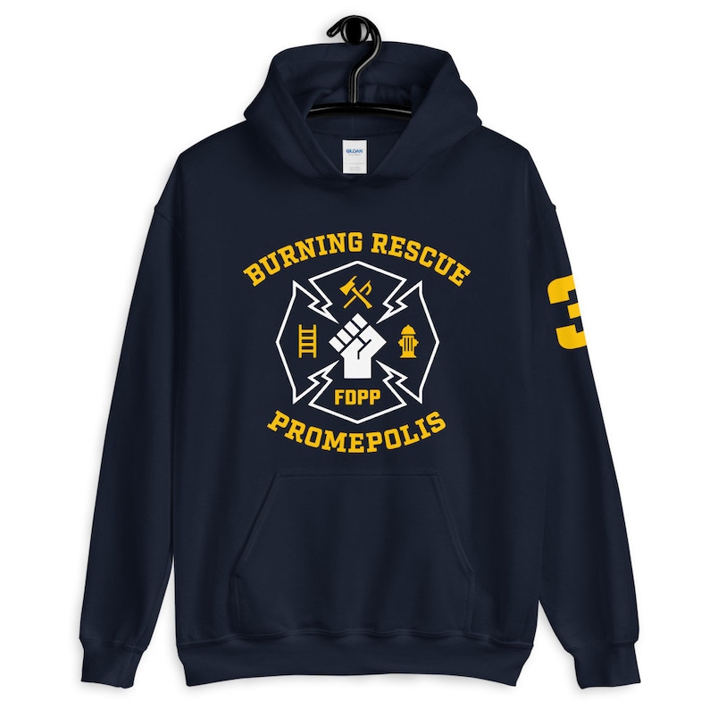 PROMARE Inspired Burning Rescue FDPP Logo Hoodie/sweatshirt - Etsy