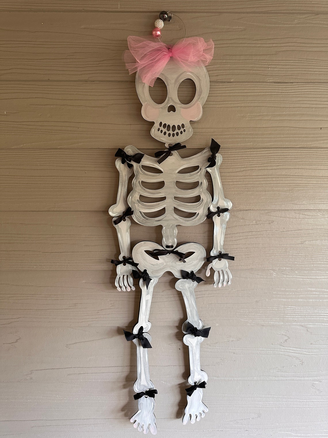 Skeleton Door Hanger Door Hanger Cute Halloween Decor Fall Decor Cute ...