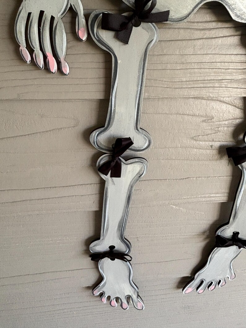 Skeleton Door Hanger - Door Hanger - Cute Halloween Decor - Fall Decor ...