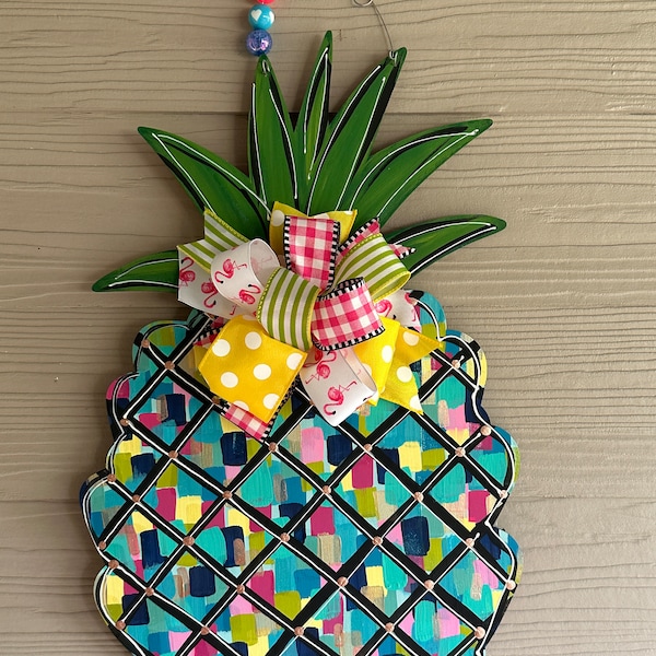 Pineapple Door Decor - Etsy