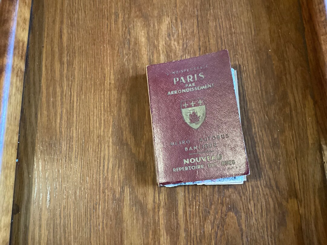Vintage Guide to Paris Paris Guide Book With Maps Paris Metro Guide - Etsy
