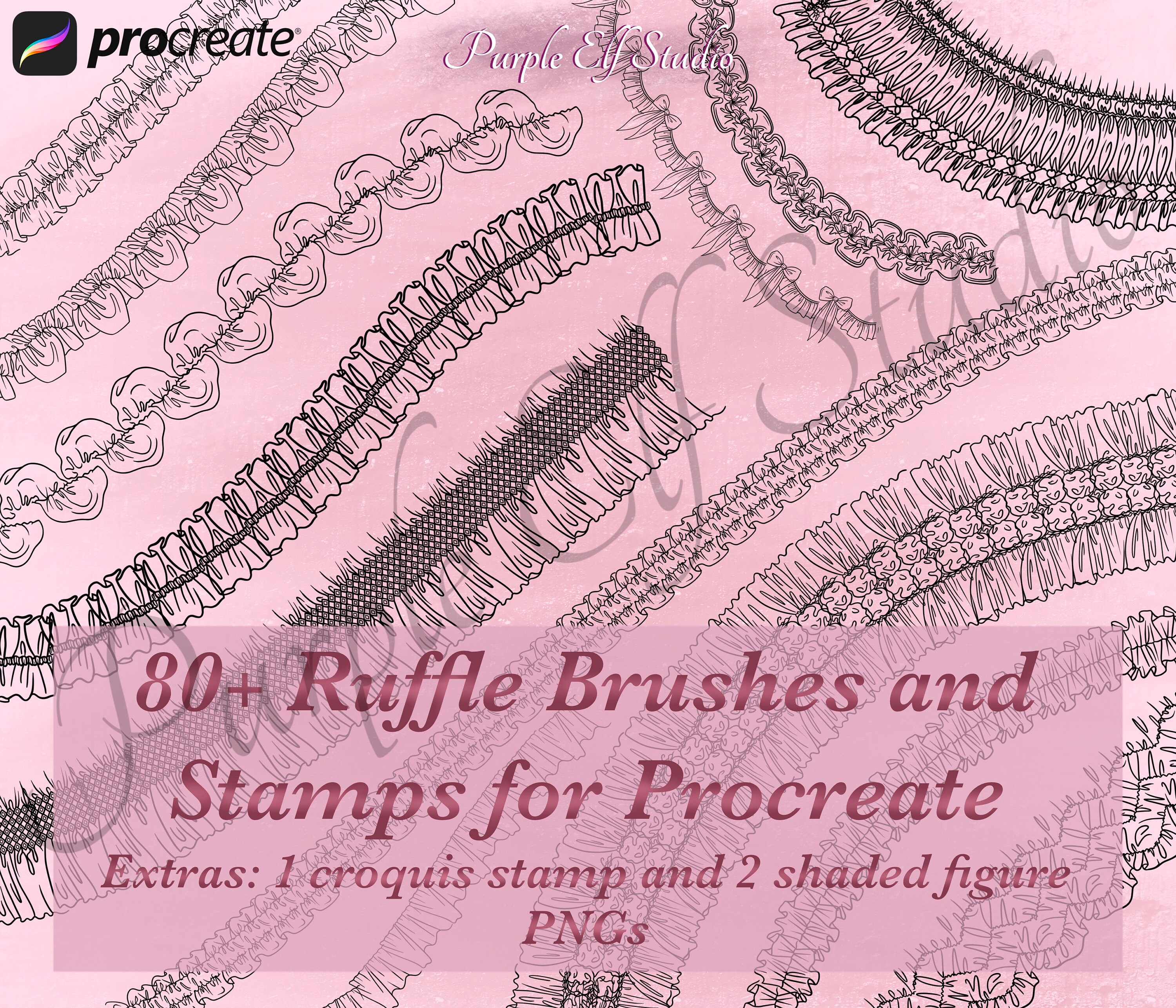 Procreate Brushes, Procreate Stamps, Procreate Clothes, Digital Brushes ...
