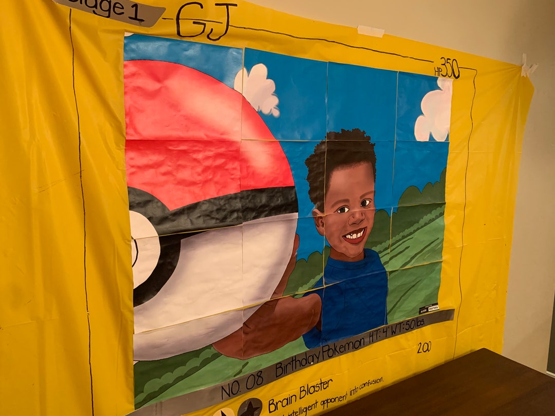 Custom Pokémon Card Backdrop - Etsy