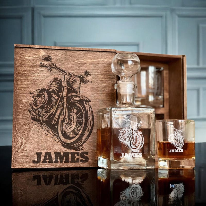 Harley Davidson Whiskey Motorcycle Bottle - Etsy