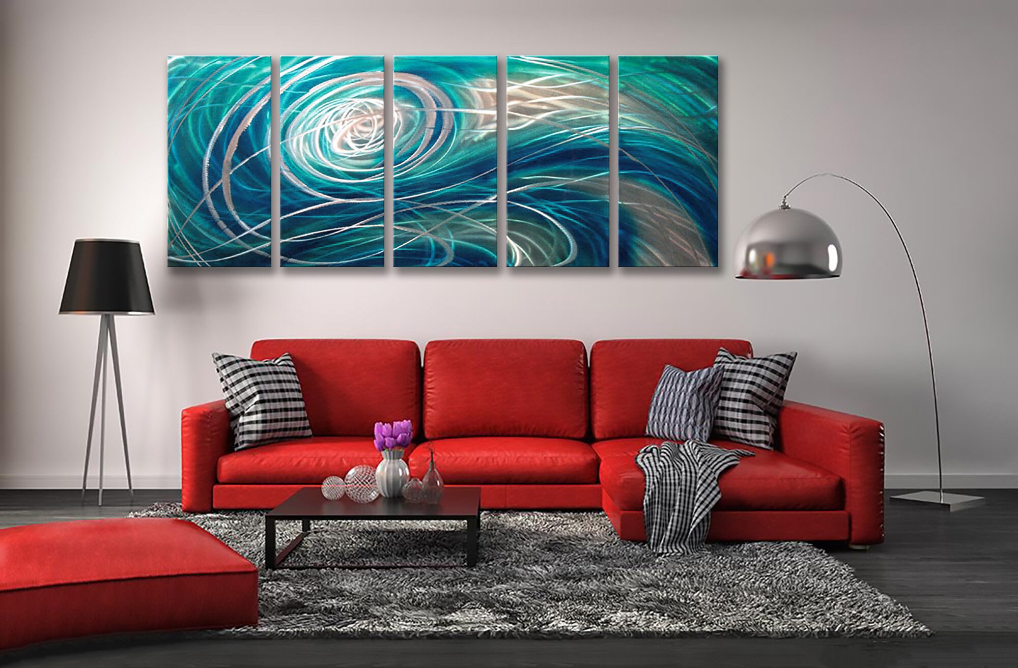 Metal Wall Art Home Decor-abstract Art Original Abstract Wall Art ...