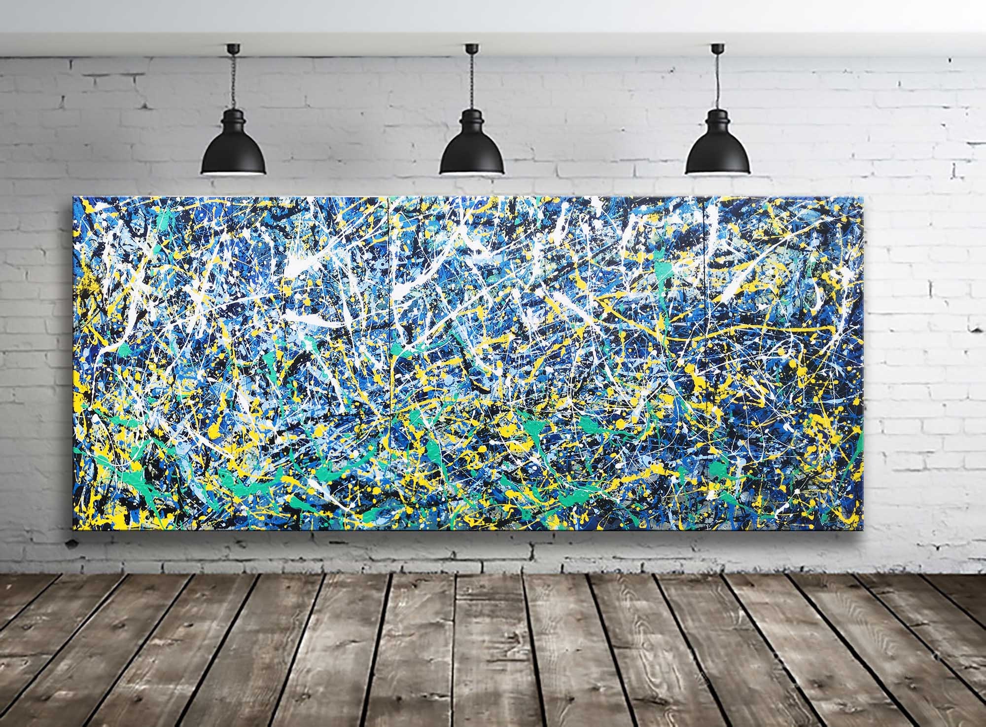 Unique Painting. Jackson Pollock Style Painting. abstract wall | Etsy
