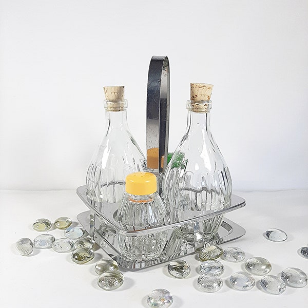 Antique Oil and Vinegar and Salt and Pepper Set - Etsy