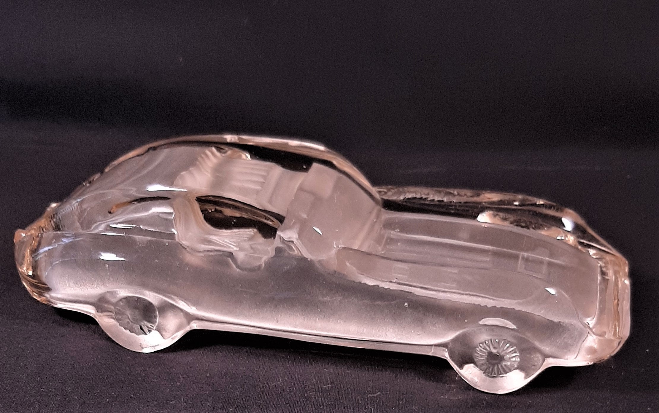 Crystal Car Clear Glass Car Ornament Jaguar Xke Coupe E Type Etsy