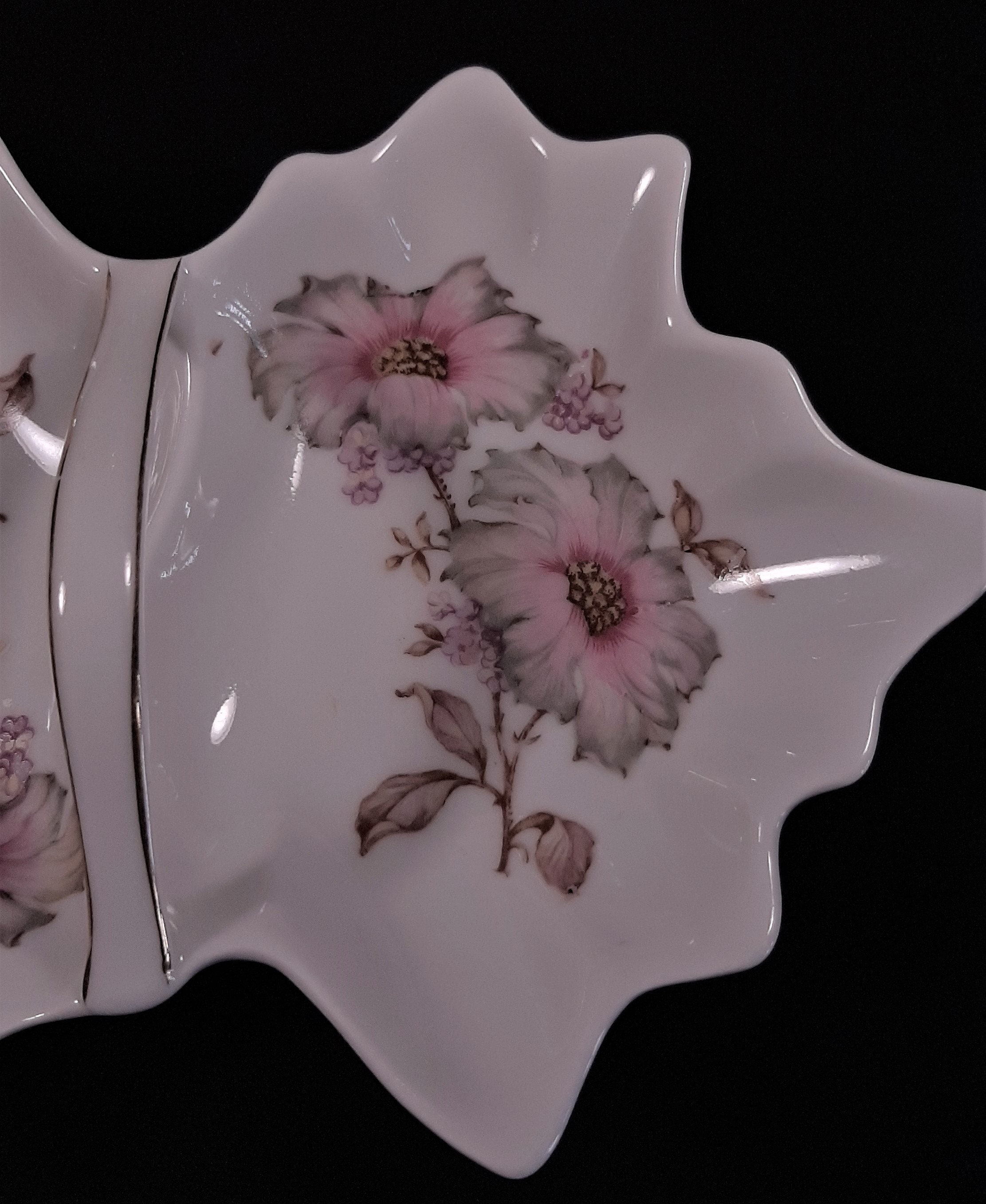 Vintage Small Divided Serving Dish. Collectible China Candy - Etsy UK