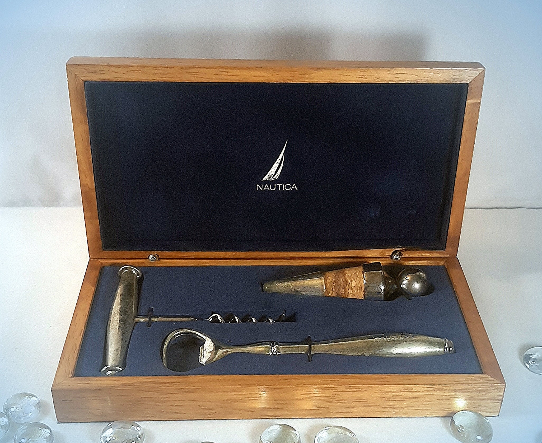 Nautica Set of Bar Tools. Vintage Bar Tool Set. Vintage Bar | Etsy