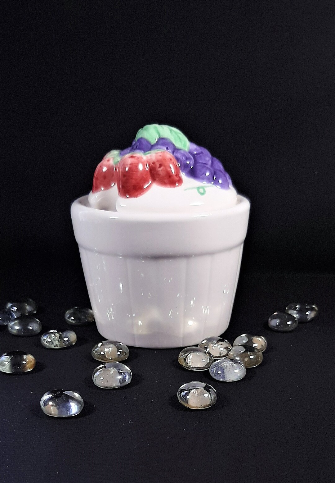 Vintage Ceramic Jam Jar. Vintage Decorretro - Etsy