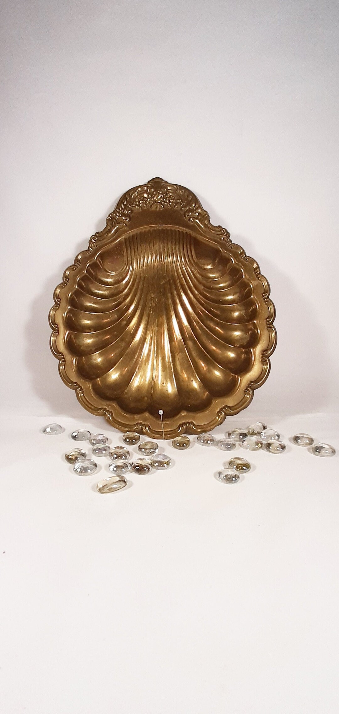 Brass Shell Shaped Serving Dish. Vintage Trinket Dish. Vintage - Etsy