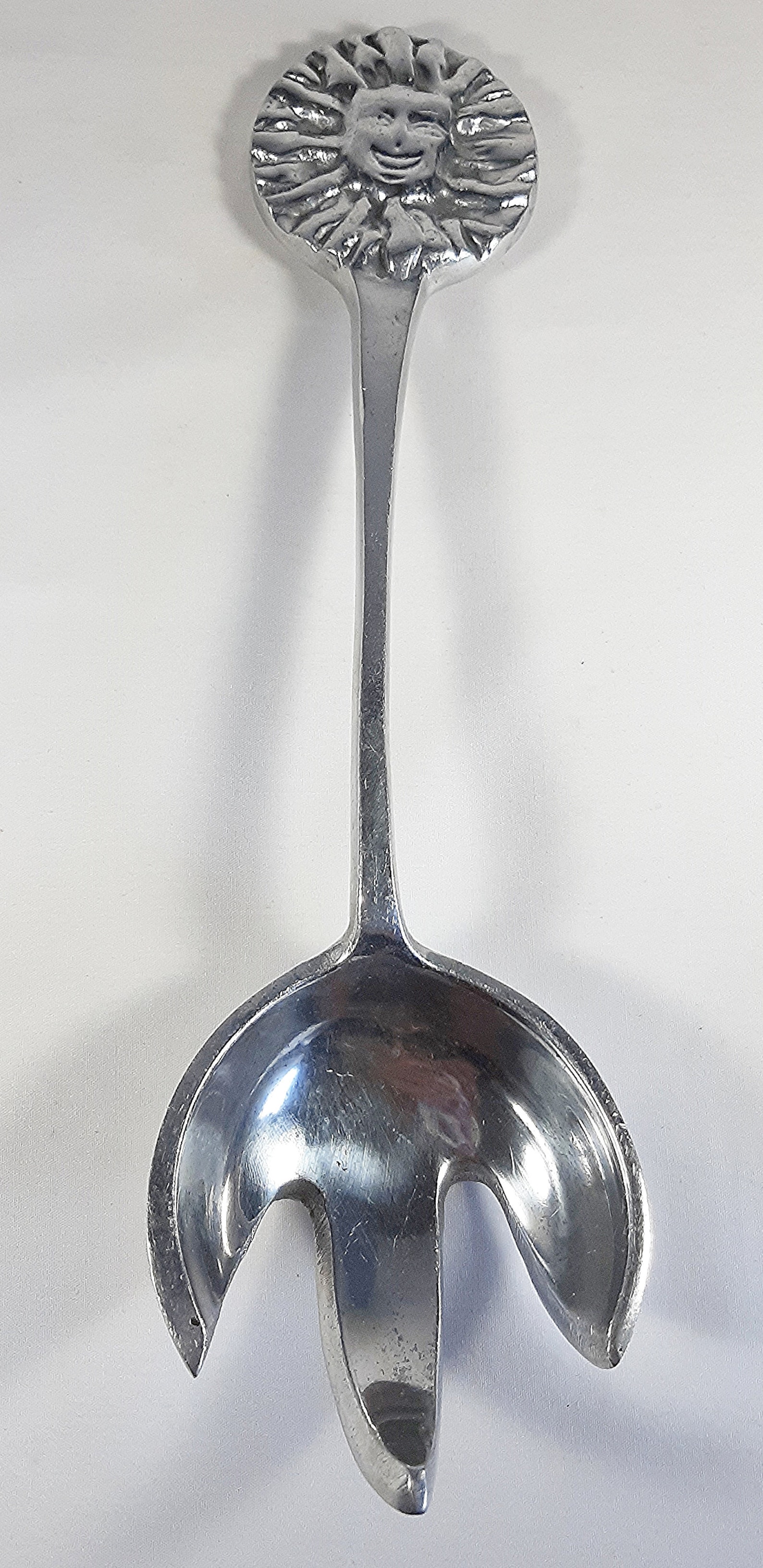 Vintage Pewter Salad Servers. Vintage Salad Fork and Spoon | Etsy