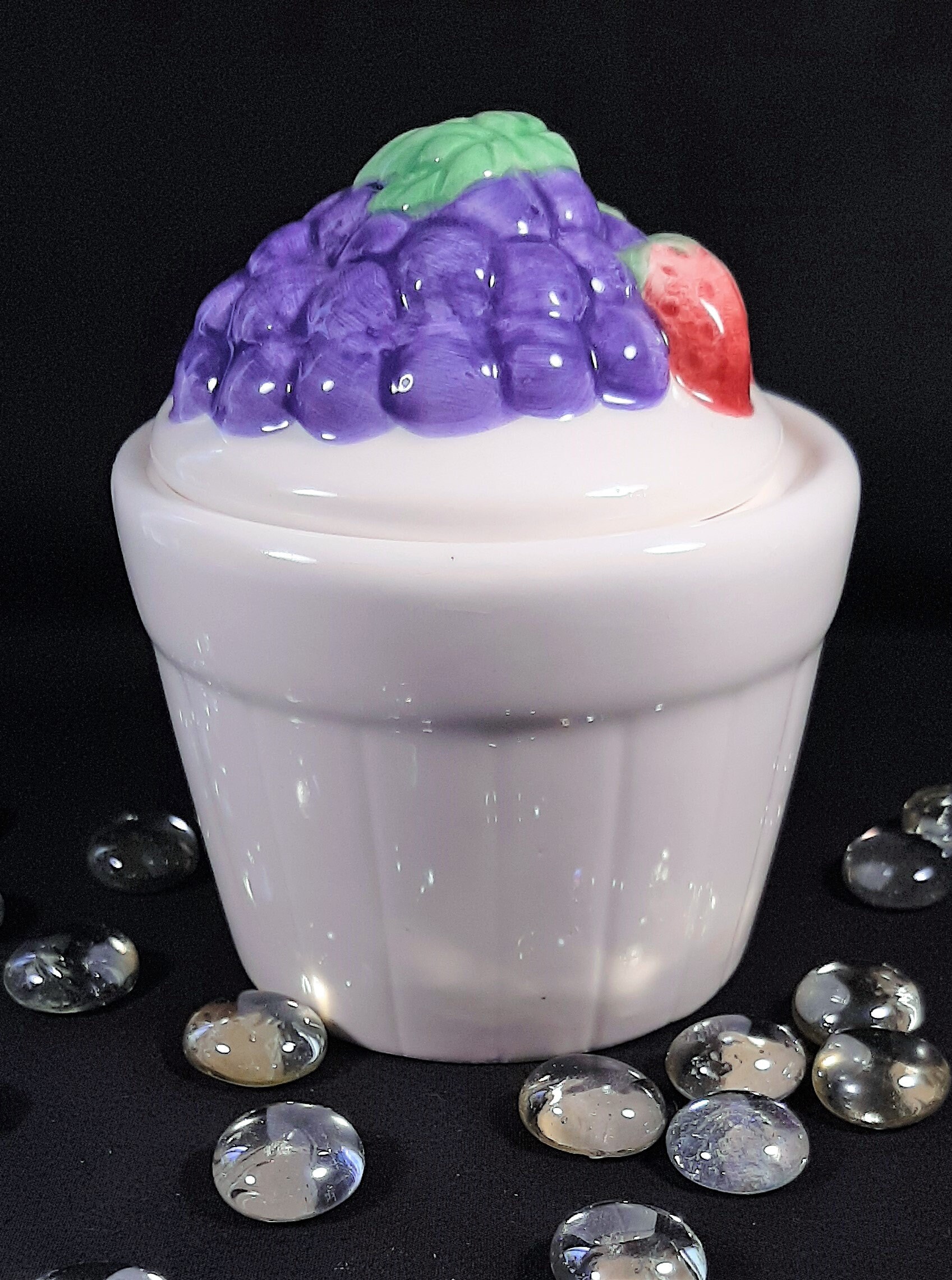 Vintage Ceramic Jam Jar. Vintage Decorretro - Etsy