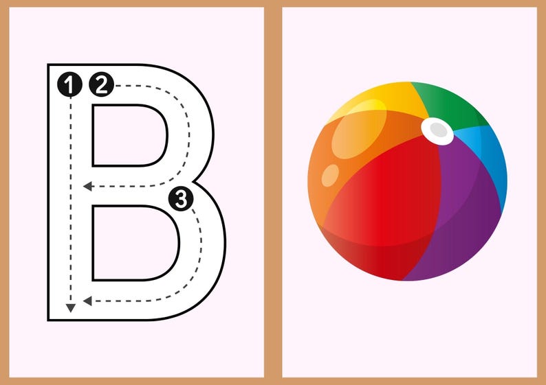 Alphabet Tracking Letters | Instant Download | Preschool & Kindergarten ...