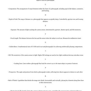 45-day Photography Challenge Ebook - Daily Prompts & Tips for Creative ...