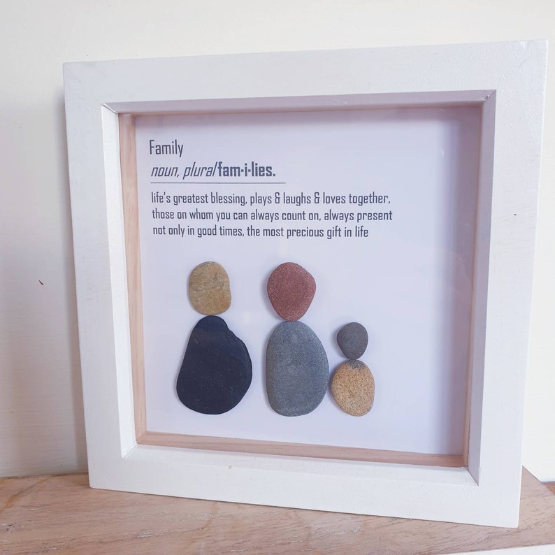 Personalised Stone Family Picture Home Decor Stone Pictures - Etsy