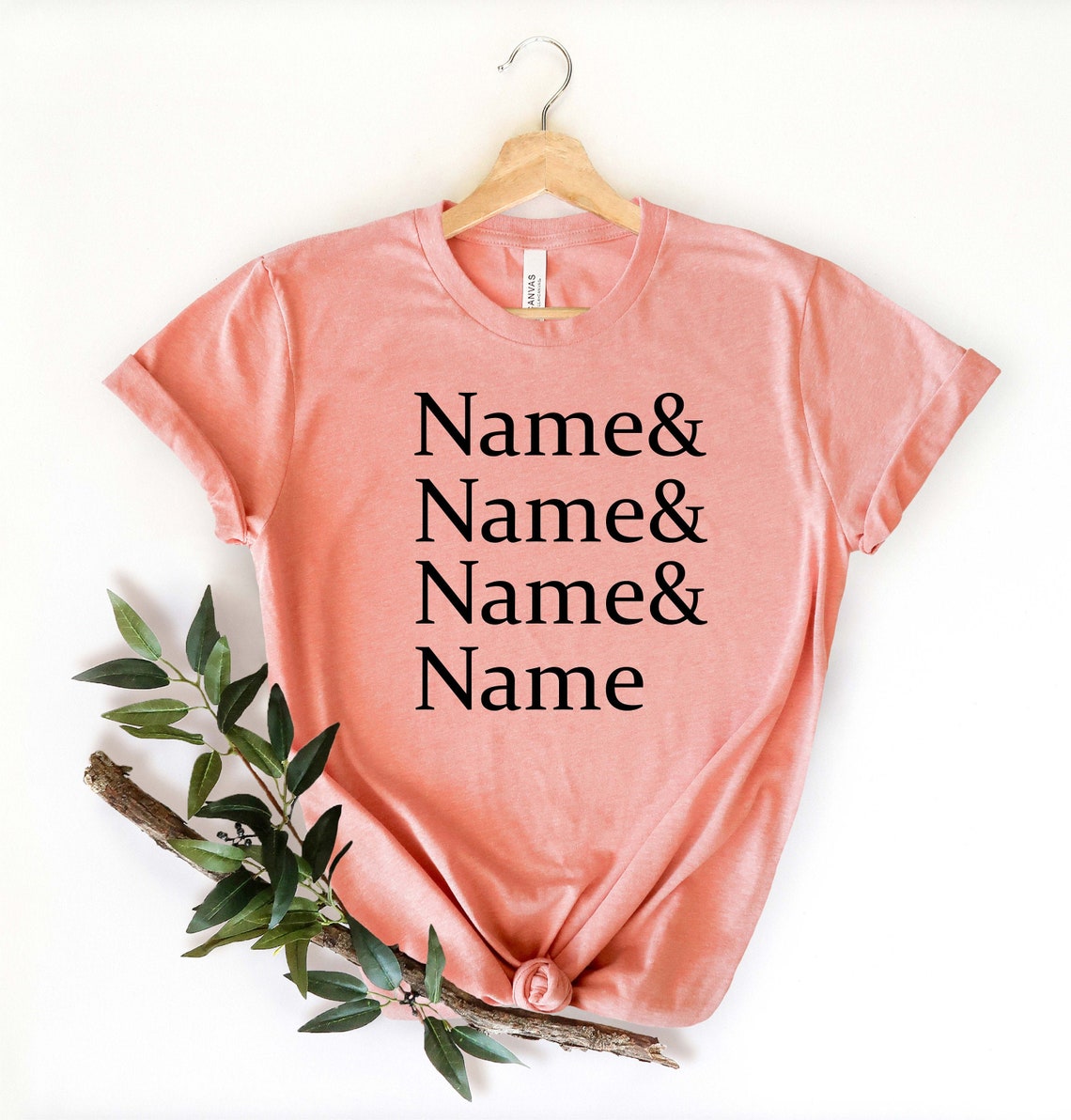 Custom Name List Shirt Custom Shirt Personalized T-shirt | Etsy