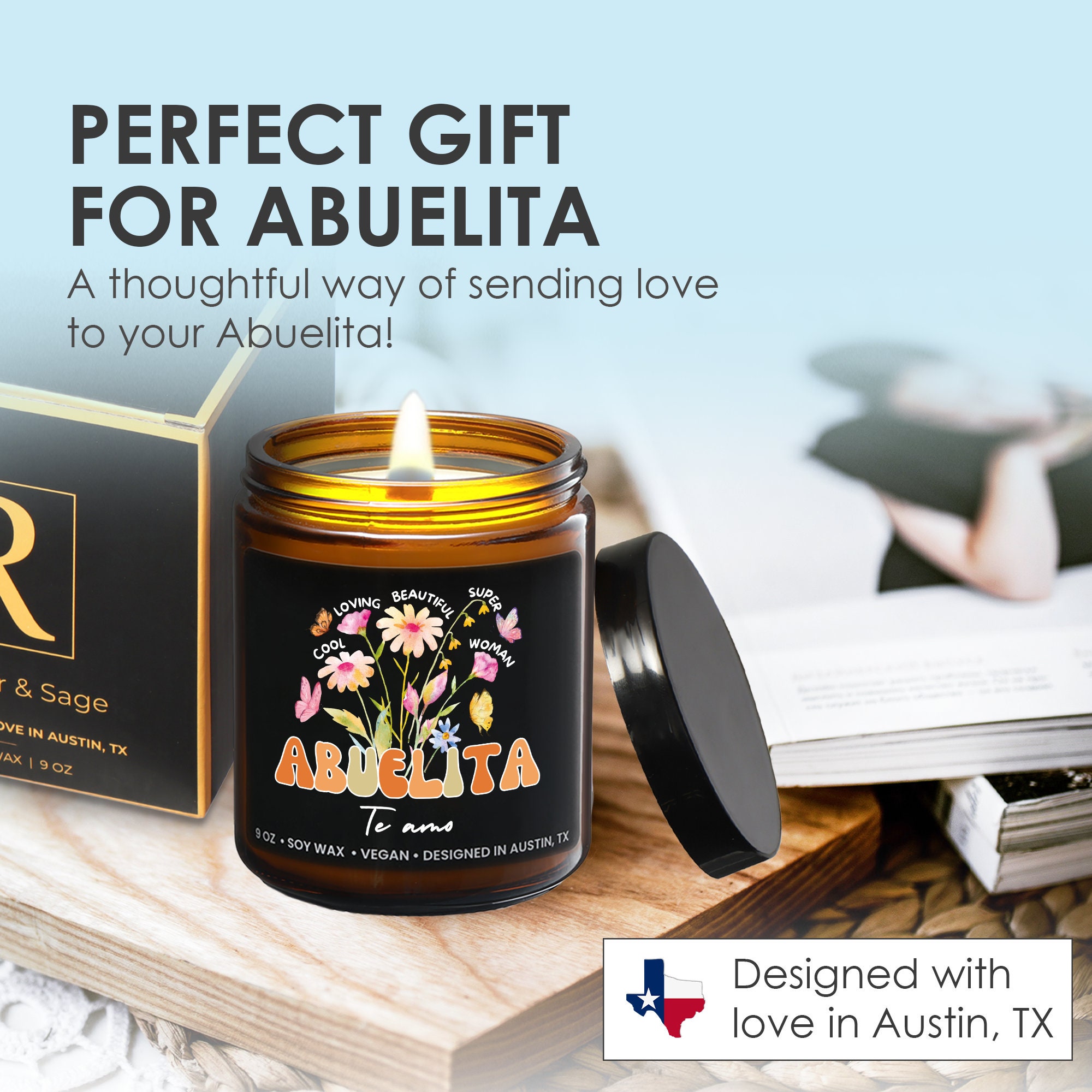 Abuelita Candle, Gifts for Grandma Spanish, Mother's Day Gifts for ...