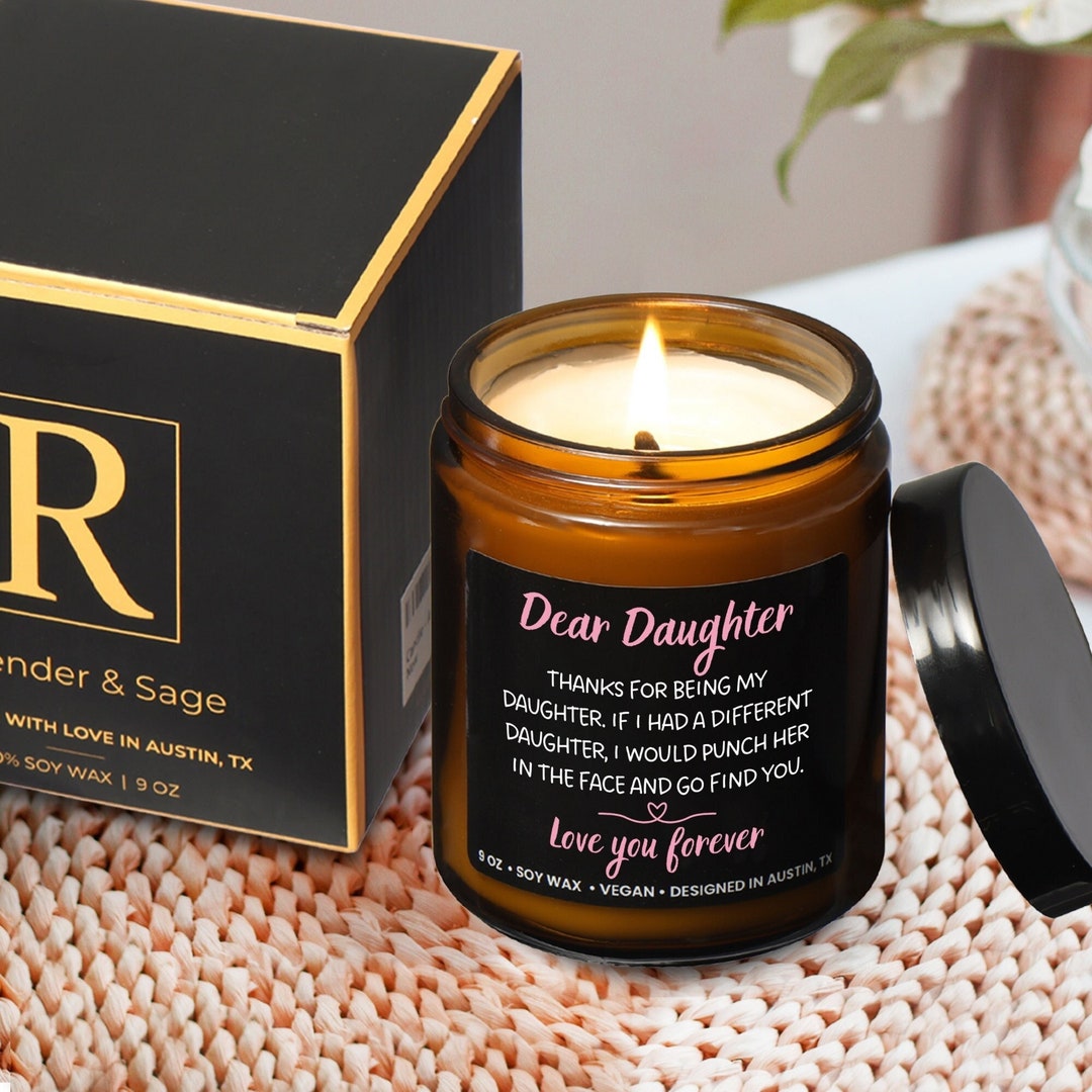 Funny Daughter Candle, Funny Daughter Gifts From Mom, to My Daughter ...