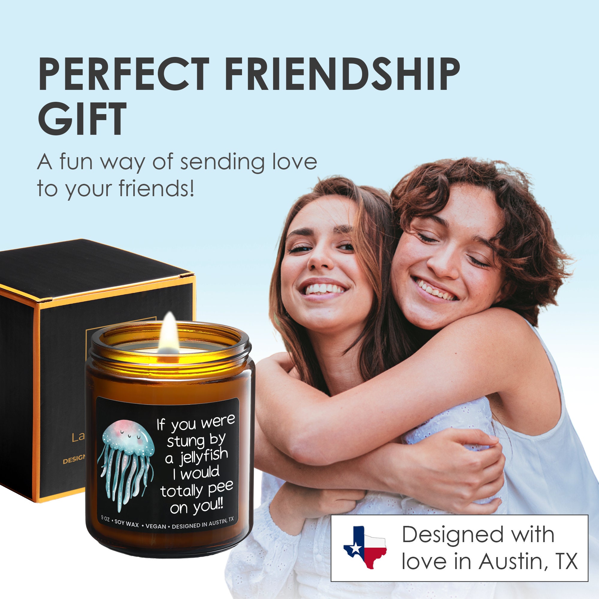 Funny Friendship Candle, Funny Gifts for Friends Adult Humor, Best ...