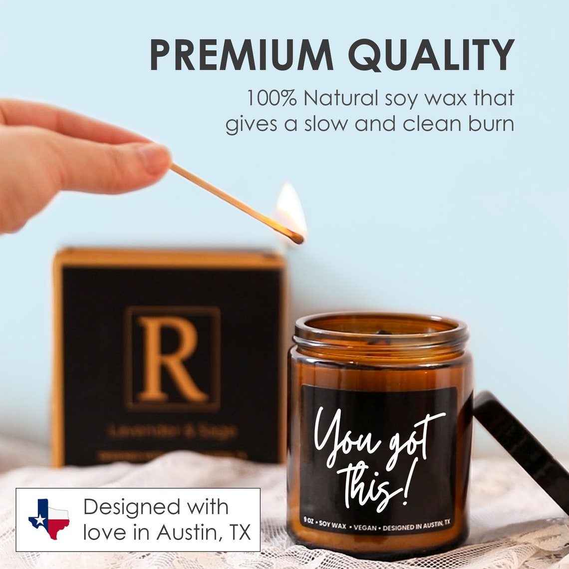 You Got This Candle Inspirational Gifts for Women & Men - Etsy