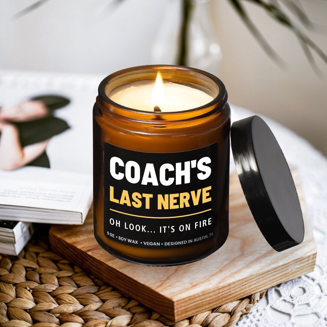 Funny Coach Candle, Coach Gifts for Women & Men, Appreciation Gifts for ...