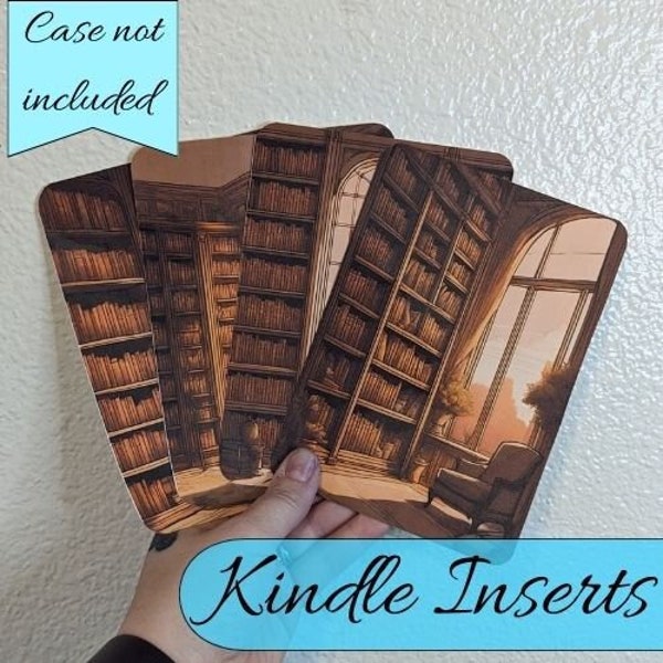 Kindle Insert Library Card - Etsy
