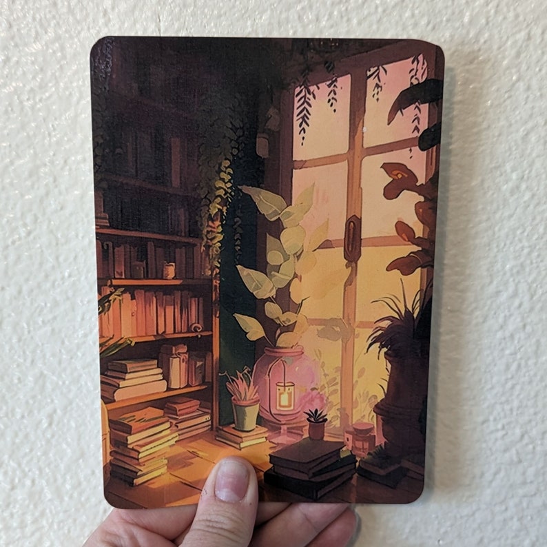 Bookcase Backgrounds Kindle Case Inserts E-reader Case Insert - Etsy