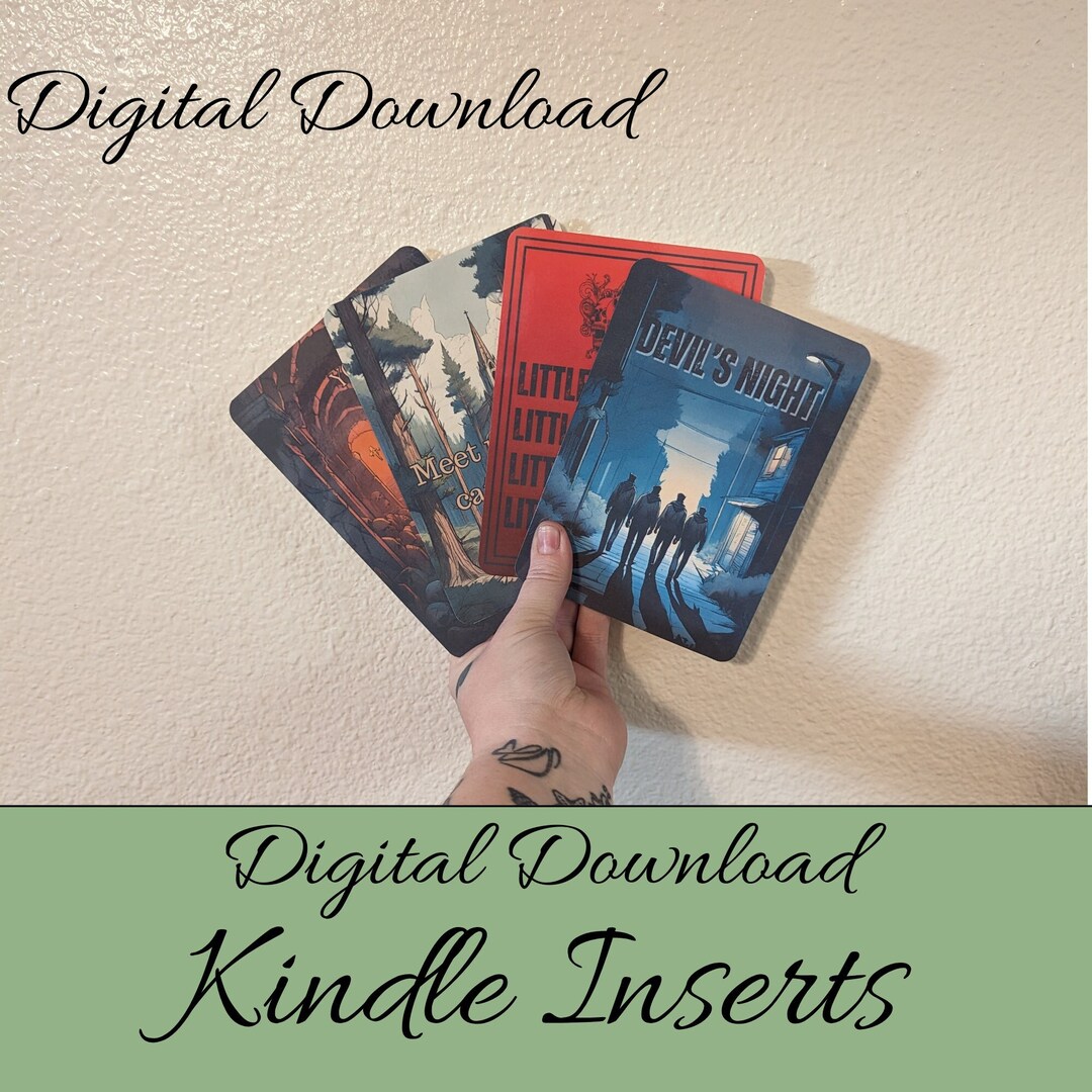 All 4 Inserts Printable Corrupt Book Inspired Devils Night Kindle Case ...
