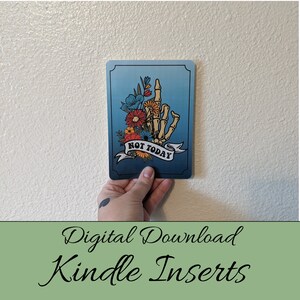 All 4 Inserts Printable Skeleton Tattoo Quote Kindle Case Inserts ...