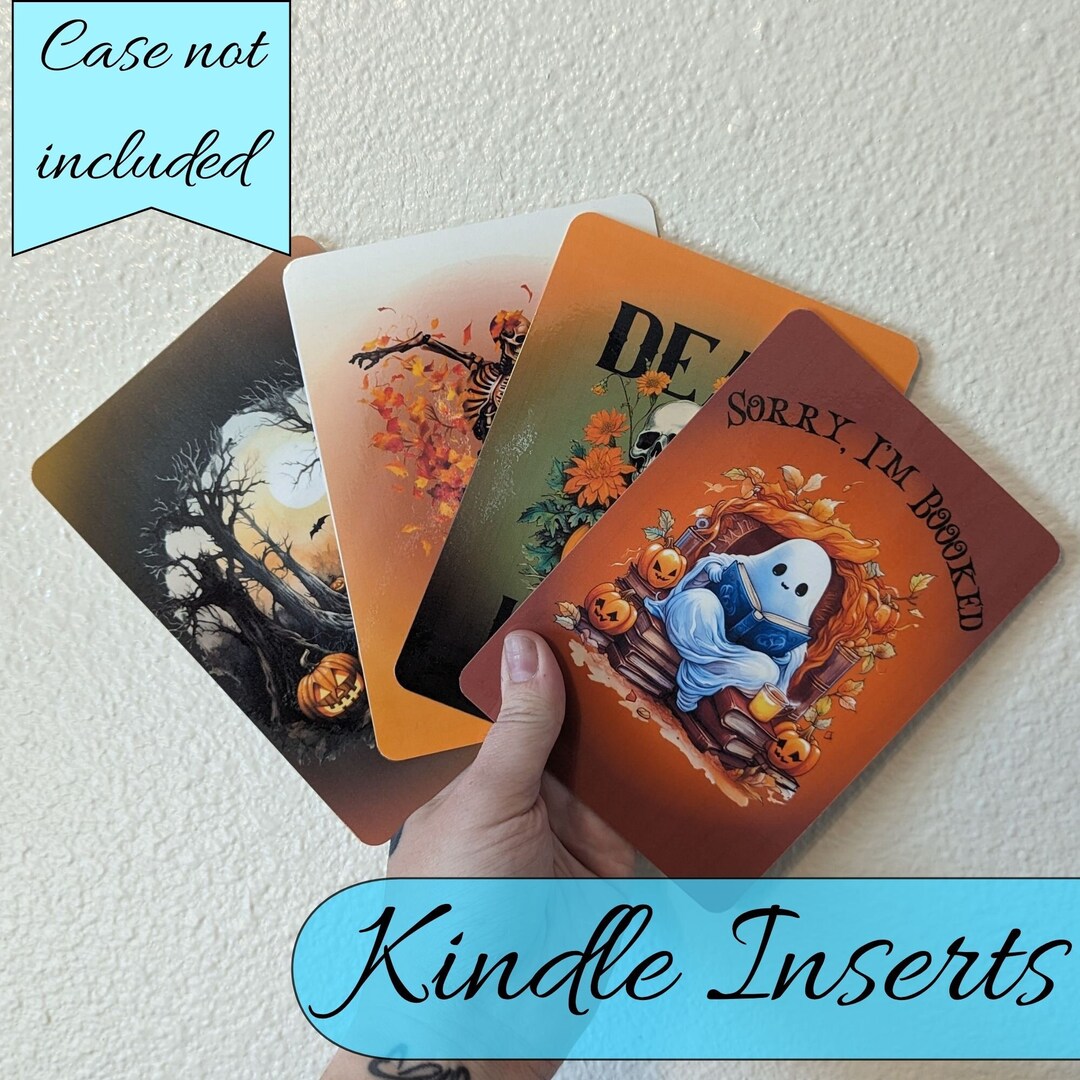 Ghost Skeleton Halloween Kindle Case Inserts E-reader Case Insert ...