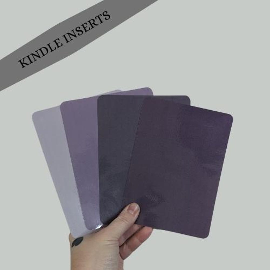Solid Shades Purple Kindle Case Inserts E-reader Case Insert Handmade ...