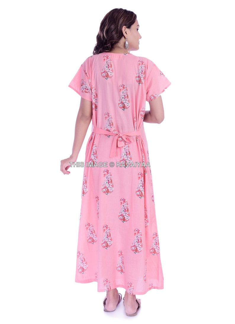 Indian Cotton Women Nighty Summer Night Dress Sleepwear - Etsy