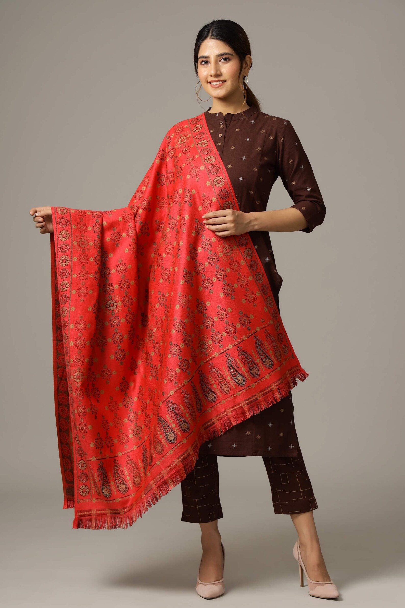 Indian Reversible Kullu Decor Shawl Best Gift for Mom Dad - Etsy
