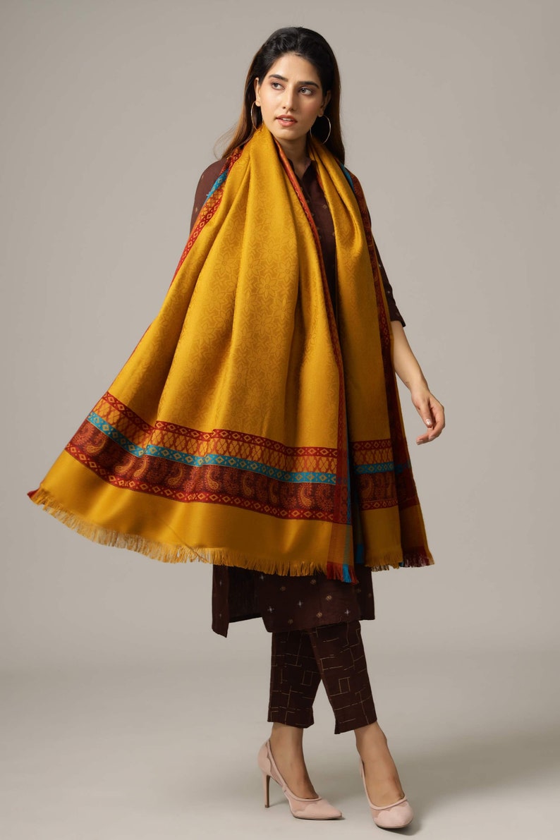 Indian Wool Shawl Designer Shawl Handmade Shawl Fashionable - Etsy