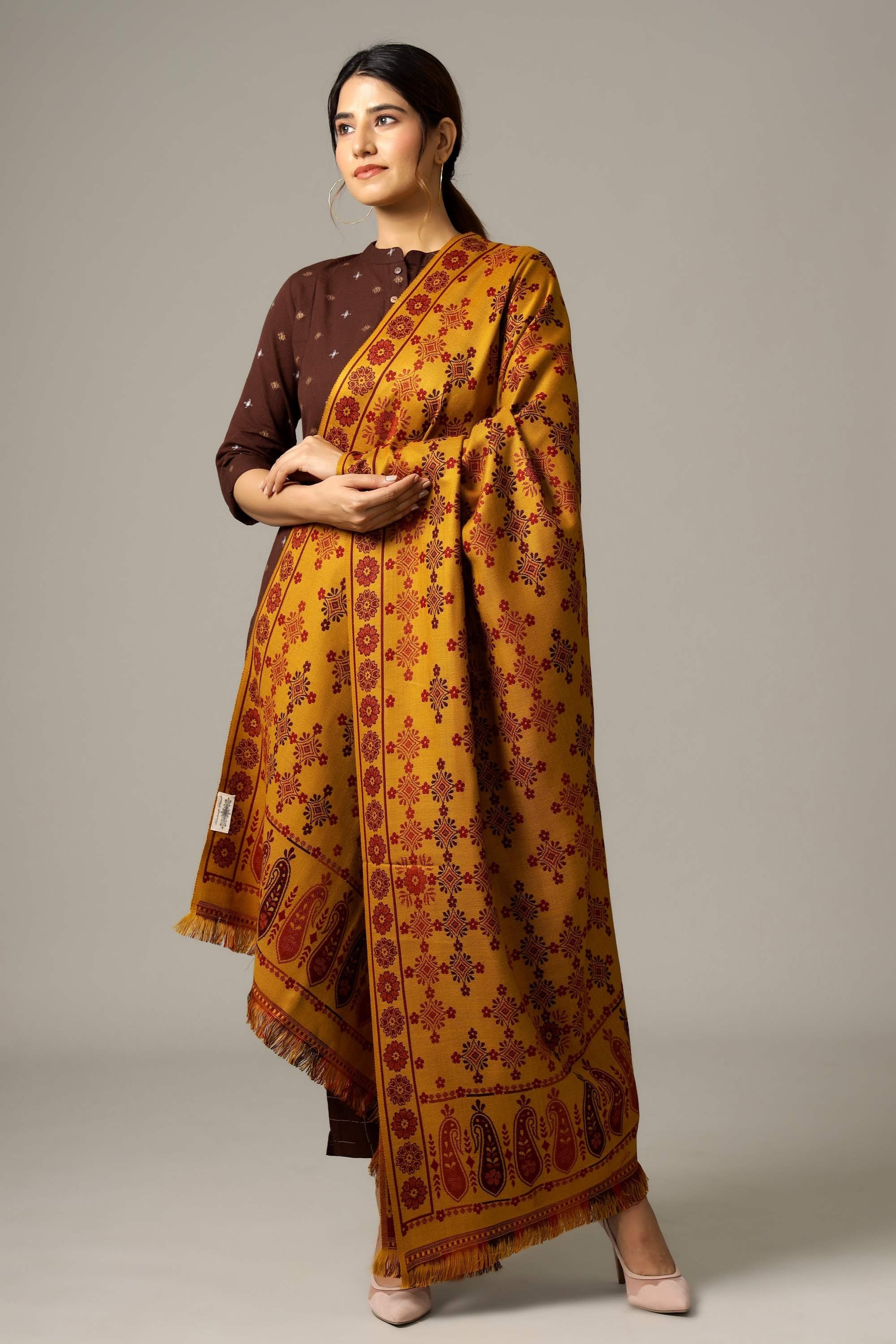 Indian Reversible Kullu Decor Shawl Best Gift for Mom Dad - Etsy