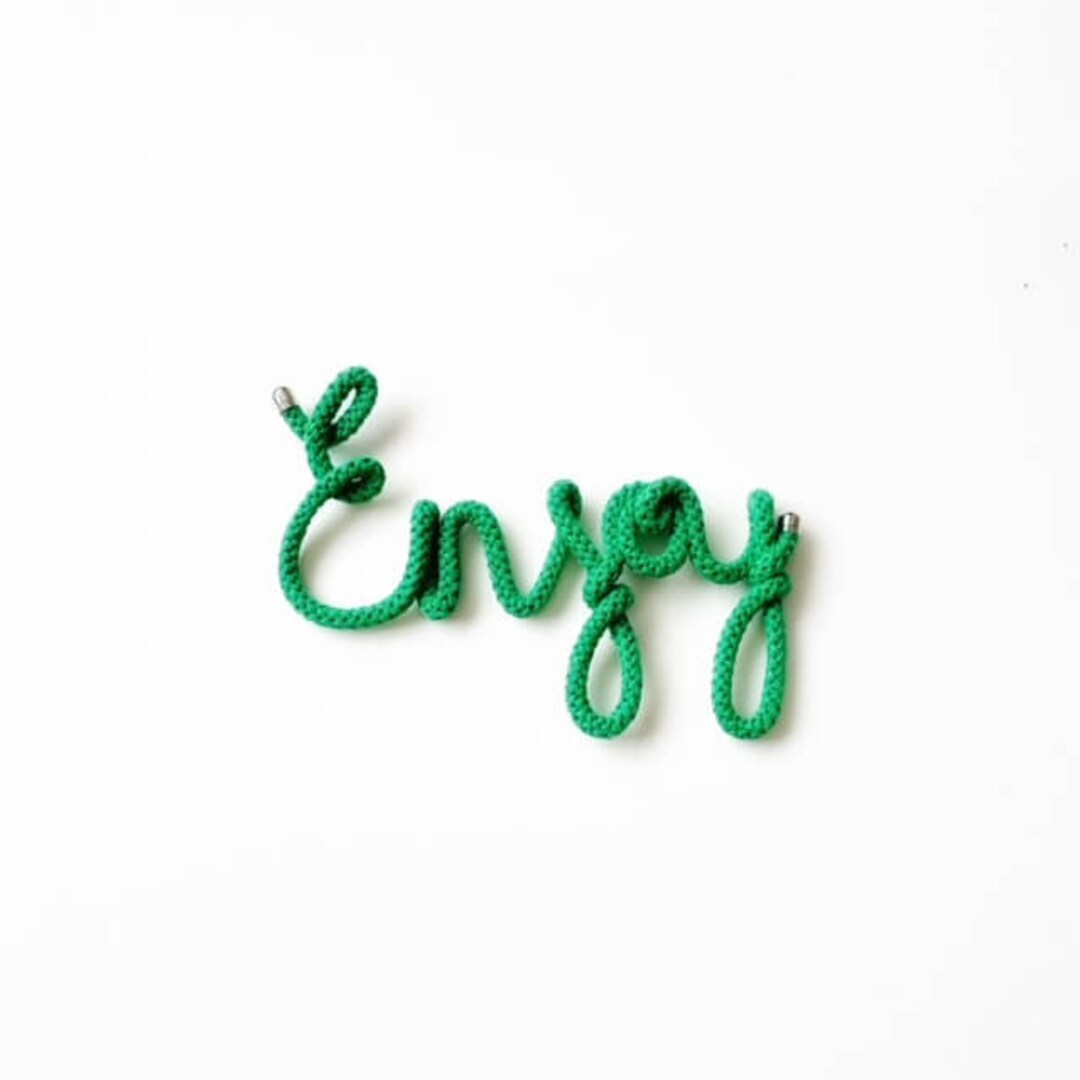 Large Custom Organic Cotton Wire Word • Wall Decor - Etsy UK