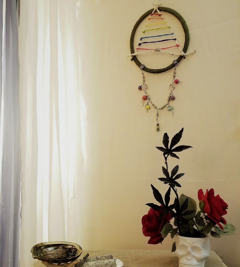 Colorful Triangle Handmade Wall Hanging Decoration - Etsy