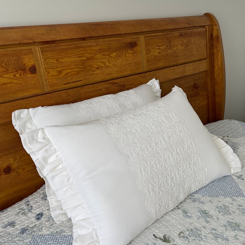 Ruffle Pillow Sham - Etsy