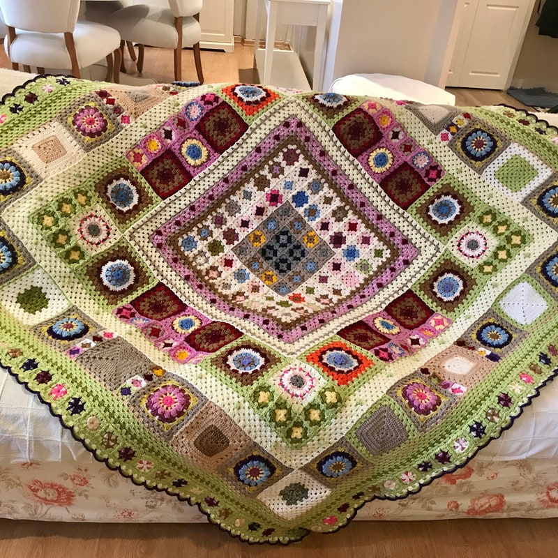 Afghan Bedspread - Etsy