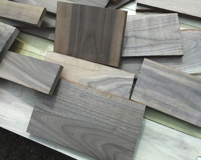 NO KNOTS, Black Walnut Short Scrap Boards. Box of Wood. No Cracks. for ...