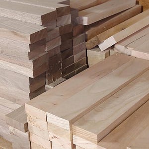 35 - 40 Boards 3/4" X 2" X 12" WALNUT Oak Maple Cherry Ash Wood. Sanded ...