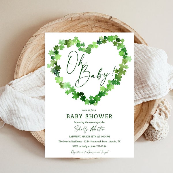 Irish Baby Shower - Etsy