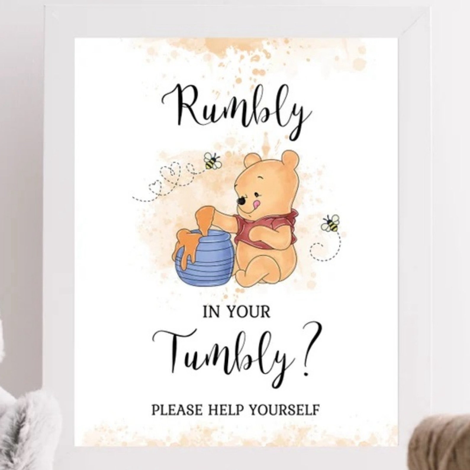 Winnie The Pooh Gender Reveal Bundle A Little Hunny Is On The Way Reveal Winnie The Pooh Reveal